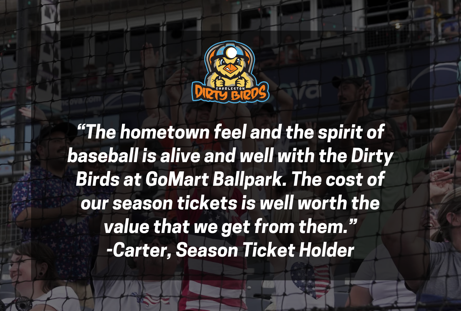 Ticket Packages – Charleston Dirty Birds